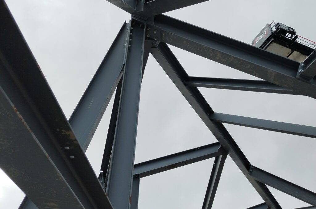 Steel Connections at Merrion Road - EirEng Consulting Engineers